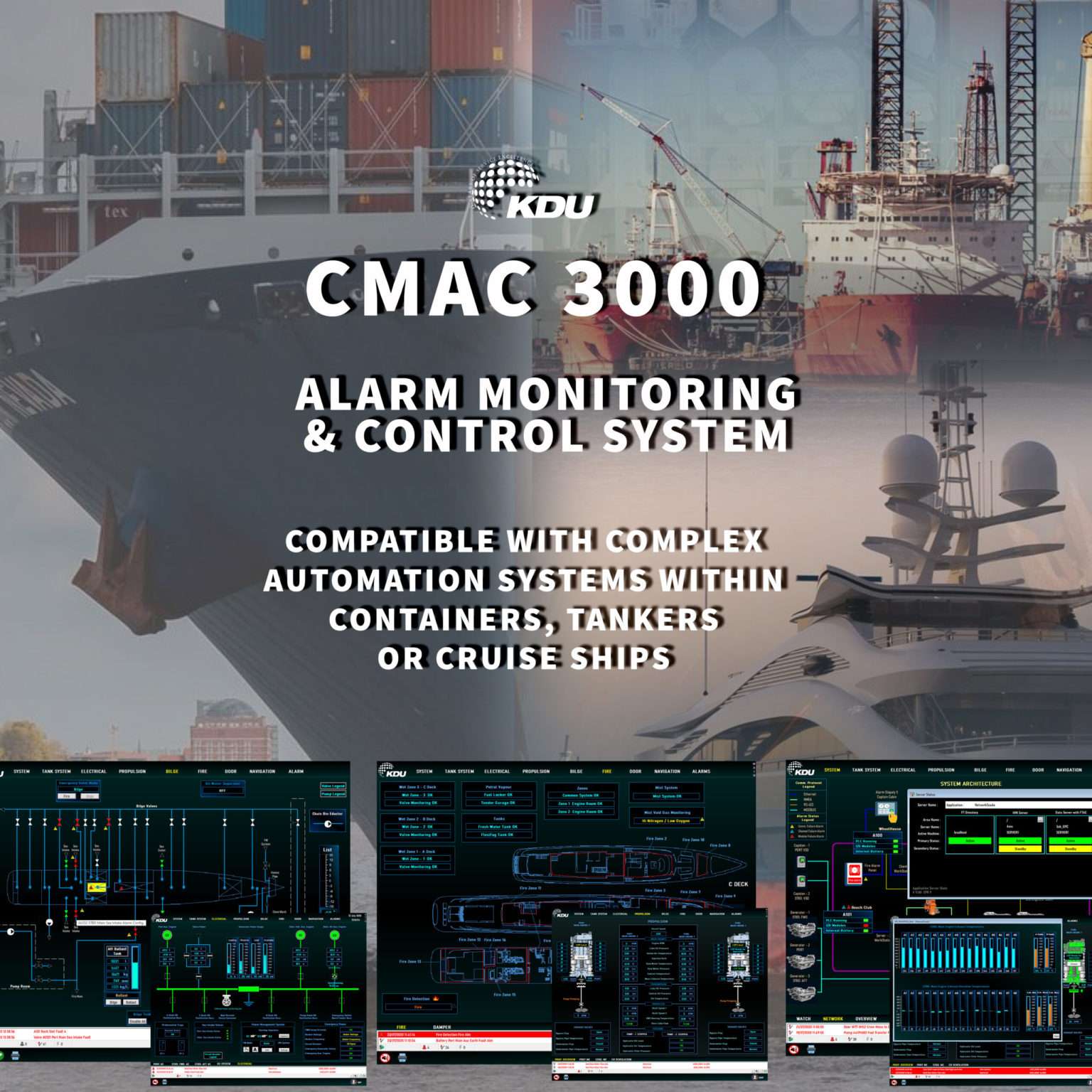 CMAC 3000 - Advanced Marine Control & Alarm System in UAE